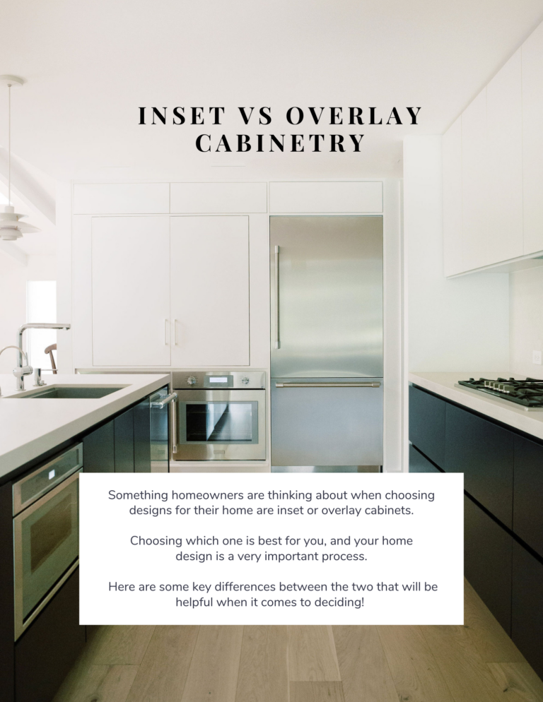 Inset vs Overlay Cabinetry - Skelly Build